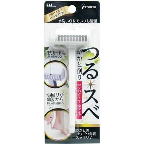 厚い角質層もしっかりケアできるカミソリ刃化粧品・化粧小物:メイク雑貨・美容小物:ボディケア雑貨:ボディケア小物広告文責：アットライフ株式会社TEL 050-3196-1510 ※商品パッケージは変更の場合あり。メーカー欠品または完売の際、キ...