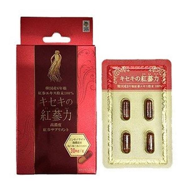 高麗貿易ジャパン キセキの紅参力 4粒入 韓国産6年根紅蔘エキス粉末 100％ 4589779221015     広告文責：アットライフ株式会社 TEL 050-3196-1510  ※商品パッケージは変更の場合あり。 メーカー欠品または...