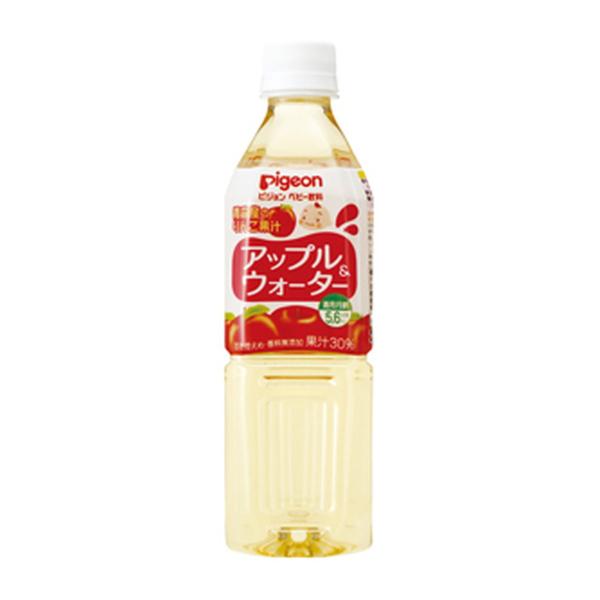 ピジョン アップル &amp; ウォーター 500ml 5-6か月頃から青森産のりんご果汁。果汁３０％。 ベビー飲料 4902508135870 ベビー用品・オムツ:ベビーフード広告文責：アットライフ株式会社TEL 050-3196-151...
