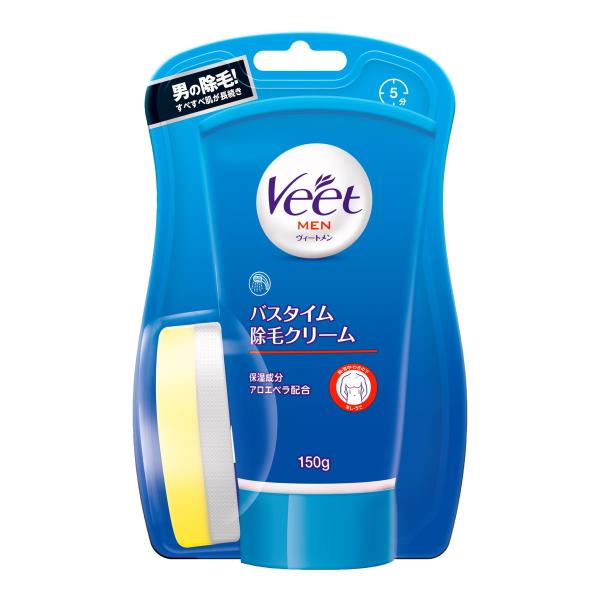 レキッドベンキーザー Veet ヴィートメン バスタイム 除毛クリーム 敏感肌用 防滴 スポンジ付 150g男性用 メンズ 除毛 むだ毛ケア バスタイム お風呂 4906156037487 化粧品・化粧小物:メイク雑貨・美容小物:ボディケア...