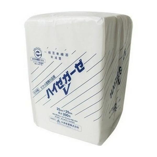小津産業 ハイゼガーゼ V 25cm×25cm (4折) 200枚入医療ガーゼ コットン生まれ ベンベルグ不織布 日本製 4970512541970 広告文責：アットライフ株式会社TEL 050-3196-1510 ※商品パッケージは変更の...