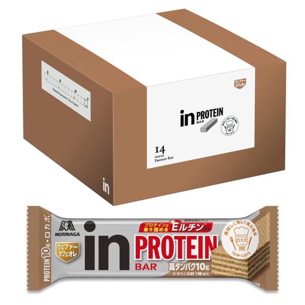 ◆特徴: 【いつでもどこでもタンパク質チャージ】 1本でタンパク質(プロテイン)10gが摂取できる、栄養調整食品。クリームを挟んだウエファータイプでロカボ。14本入りパッケージ。 ◆プロテイン種類: ソイプロテイン・ホエイプロテイン (So...