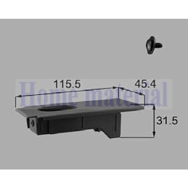 新日軽 エクステリア 補修部品 門扉 縦框キャップ下 8CY1589B商品名 木樹脂門扉ブローチア製品色 ミディアムブラウン:WM、ライトブラウン:WL、数量 1