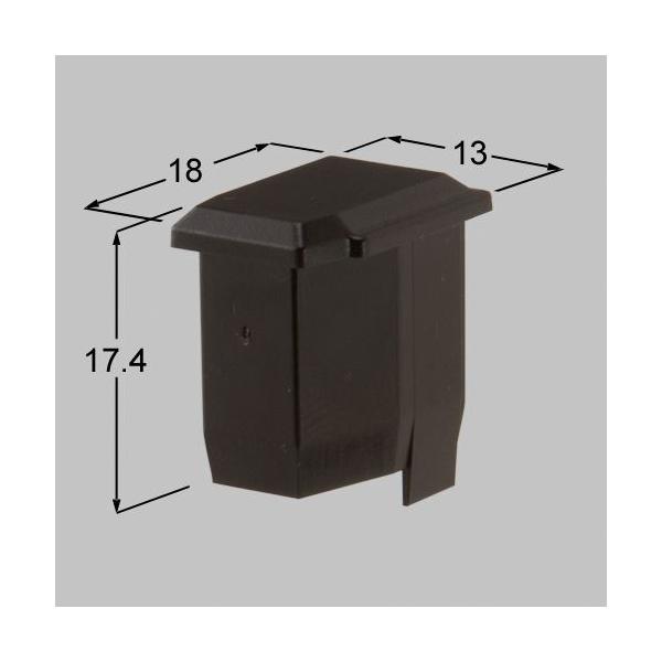 部品名 : ハイ千峰小桟キャップ MB 品種 : 門扉 商品コード : AEG01040A 色 : マイルドブラック 内容物 : 本体(AEG01040A)×