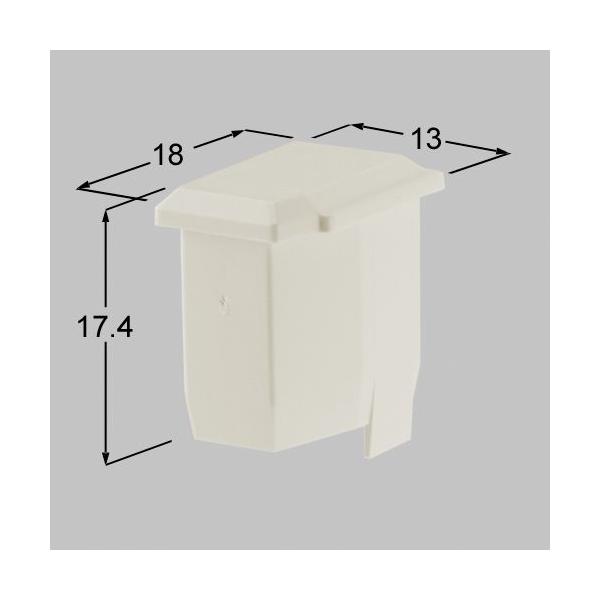 部品名 : ハイ千峰小桟キャップ IW 品種 : 門扉 商品コード : AZZ01040A 色 : アイボリーホワイト 内容物 : 本体(AZZ01040A)×4