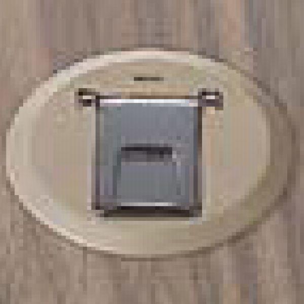 LIXIL リクシル トステム 室内建具 外付用ドアストッパー シャインニッケル色 （床側部品）BD-0003-MATW 1個