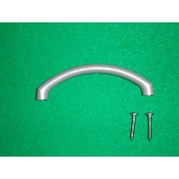 送料込み パナソニック 洗面ドレッシング 扉把手 外寸法98mm パールグレー色 品番：CQ61AS105商品説明＜サイズ＞外寸法98mm 取付けネジ2個付き＜色＞パールグレー把手搭載本体品番(□は任意 英数字1〜6桁)GLS□□□□□□ ...