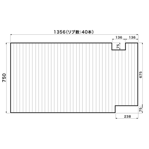 送料無料 お風呂のふた パナソニック （松下電工 ナショナル） 風呂ふた 巻きふた RLGA1412FAREC ( GA1412FARC GA1412FAR GA1422FAR GA1442FAR GA1482FAR の代替品) 幅×奥行き...