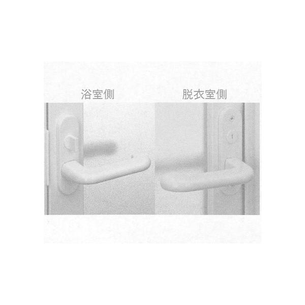 YKK 浴室 浴室ドア用部品 レバーハンドル 品番：:HH-J-0759  (後継品 J0445LH )材質：ABS樹脂他適用商品：サニセーフ浴室ドアCタイプ梱包内容：K-36678:1個(錠ケ一スは別途:HH-J-0758)備考：美和ロッ...
