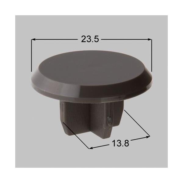 部品名 : ヒンジキャップφ13用 GRY 品種 : 門扉 商品コード : KgV72130A 色 : グレー 内容物 : 本体(KgV72130A)×1