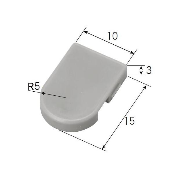 LIXIL トステム 階段 スポッ灯 幅木用 階段兼用 照明部品 ねじキャップ ブラウン MDQ618 １個