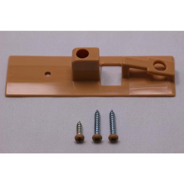 送料無料 パナソニック 内装 内装ドア引戸ブレーキ・ソフトクローズ ソフトクローズ受け部材ライトブラウン色品番：MJB930N MJB930N1 (代替品 MJB930N2 )商品説明＜サイズ＞102mm*31mm＜色＞ライトブラウンビス３...