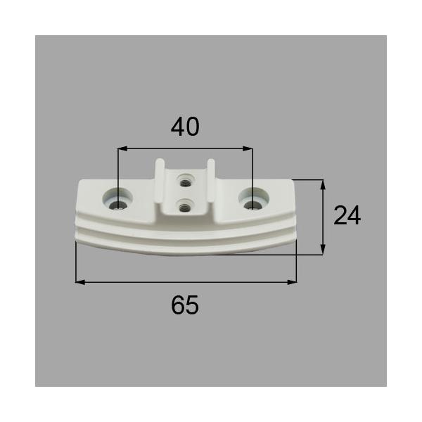 LIXIL トステム エクステリア テラス用 部品 物干し カーブテラス用押え板 部品コード：UAAD915色 : ホワイト内容物 : 本体×1、材質：現行品はアルミ製(旧は樹脂製） 備考 : ネジは付属しておりません。ネジは現在ご使用のも...