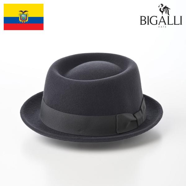 ブランド：BIGALLI（ビガリ）／エクアドル素材：ウールフェルト100％バリエーション展開：ダークグレーサイズ展開：実寸：S:54cm、M:56cm、L:58cm、XL:60cmエクアドル製※付属品の意匠やバッジは画像と異なる場合がござい...