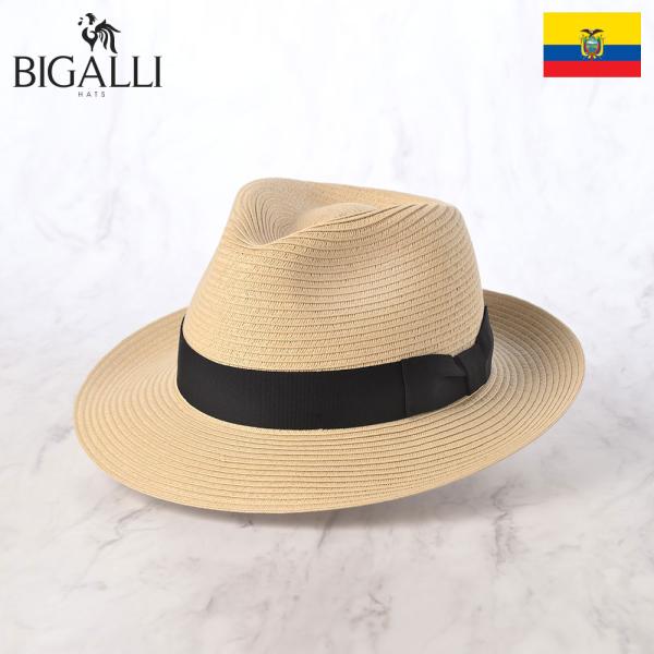 カラー：クリームブランド：BIGALLI（ビガリ）／エクアドル素材：分類外繊維（ペーパー）100％つばの広さ：約5〜6cm重さ：約150gエクアドル製■ サイズの目安実寸：M:56cm、L:58cm、XL:60cm■ 取り扱いのご注意リボン...