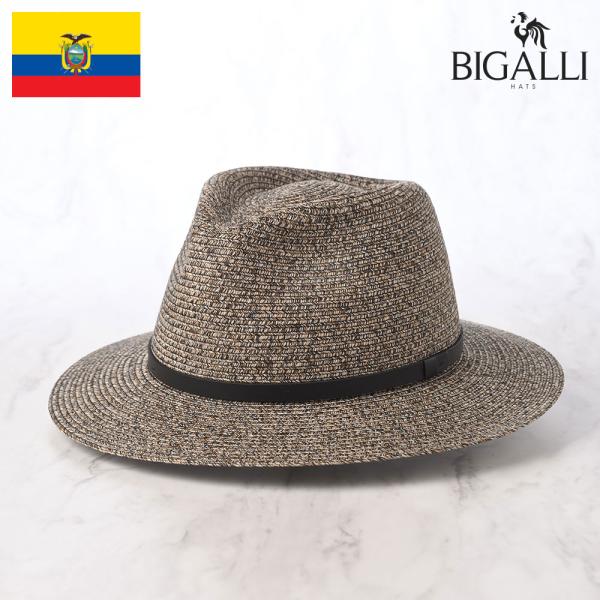カラー：ストーンブランド：BIGALLI（ビガリ）／エクアドル素材：合成繊維（ポリエステル）100％つばの広さ：約5.5〜6.5cm重さ：約140gエクアドル製 ストローハット着用シーズン：春〜夏※サイズ調整テープ（長さ30cm）が1個付属...