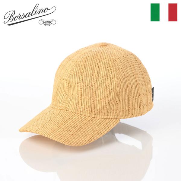 カラー：ベージュブランド：Borsalino（ボルサリーノ）／イタリア素材：レーヨン63％、綿37％つばの広さ：約7.5cm重さ：約90gバックデザイン：アジャスタースタイル イタリア製ボルサリーノのブランド箱は付属いたしません。着用シーズ...