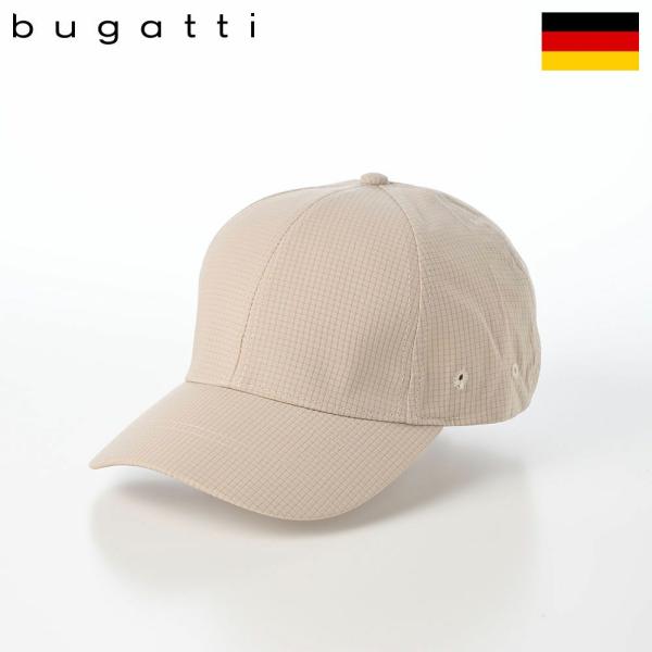 カラー：ベージュブランド：bugatti（ブガッティ）／ドイツ素材：ポリエステル100％つばの広さ：約7cm重さ：約80gバックデザイン：アジャスタースタイル 中国製着用シーズン：春〜夏■ サイズの目安フリーサイズ：適応サイズ 56〜60c...