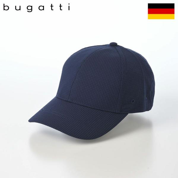 カラー：ネイビーブランド：bugatti（ブガッティ）／ドイツ素材：ポリエステル100％つばの広さ：約7cm重さ：約80gバックデザイン：アジャスタースタイル 中国製着用シーズン：春〜夏■ サイズの目安フリーサイズ：適応サイズ 56〜60c...