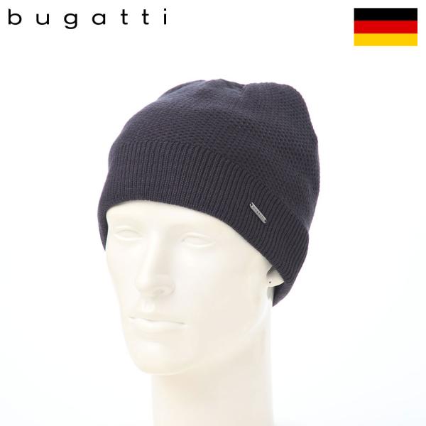 カラー：ネイビーブランド：bugatti（ブガッティ）／ドイツ素材：アクリル100％タテ長さ：約21.5cm／ヨコ長さ：約24cm重さ：約80g中国製着用シーズン：秋〜冬■ サイズの目安フリーサイズ：適応サイズ 55〜60cm【関連ワード】...