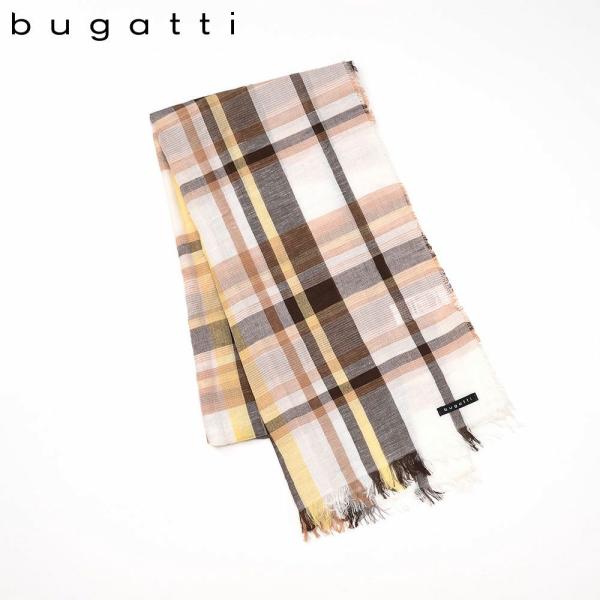 カラー：ナチュラルブランド：bugatti（ブガッティ）／ドイツ素材：ポリエステル65％、リネン35％中国製着用シーズン：春〜夏■ サイズの目安長さ190cm 幅45cm【関連ワード】ファッション小物 メンズ 男性 レディース 女性 大きい...