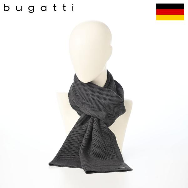 カラー：チャコールグレーブランド：bugatti（ブガッティ）／ドイツ素材：アクリル100％中国製着用シーズン：秋〜冬■ サイズの目安長さ180cm 幅30cm【関連ワード】ファッション小物 メンズ 男性 レディース 女性 大きいサイズ 小...