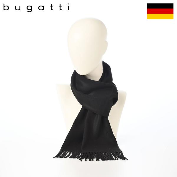 カラー：ブラックブランド：bugatti（ブガッティ）／ドイツ素材：アクリル100％中国製着用シーズン：秋〜冬■ サイズの目安長さ180cm 幅30cm【関連ワード】ファッション小物 メンズ 男性 レディース 女性 大きいサイズ 小さいサイ...