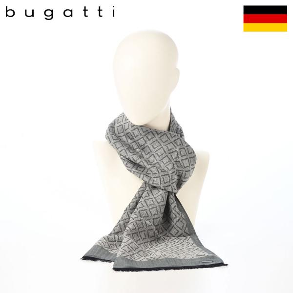 カラー：ボトルグリーンブランド：bugatti（ブガッティ）／ドイツ素材：コットン60％、レーヨン40％中国製着用シーズン：秋〜冬■ サイズの目安長さ190cm 幅45cm【関連ワード】ファッション小物 メンズ 男性 レディース 女性 大き...
