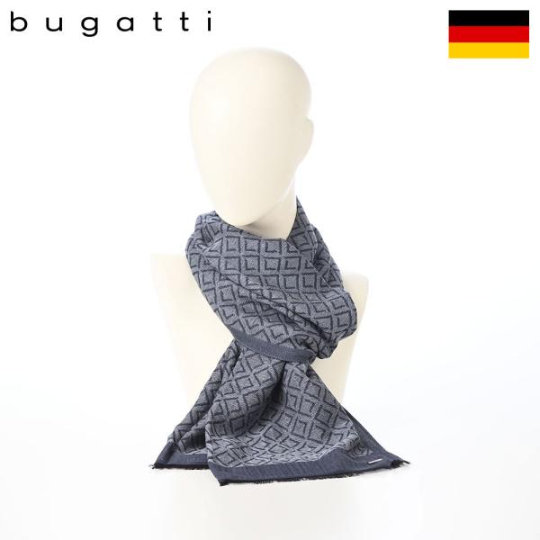 カラー：ネイビーブランド：bugatti（ブガッティ）／ドイツ素材：コットン60％、レーヨン40％中国製着用シーズン：秋〜冬■ サイズの目安長さ190cm 幅45cm【関連ワード】ファッション小物 メンズ 男性 レディース 女性 大きいサイ...