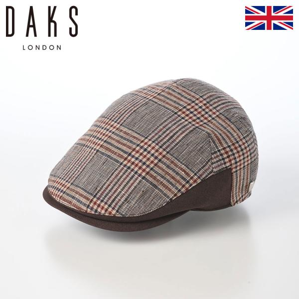 カラー：ブラウンブランド：DAKS（ダックス）／イギリス素材：麻、ポリエステルつばの広さ：約5.5cm重さ：約70gスベリ絞りアジャスターあり※サイズを1〜1.5cm小さくできます日本製 ハンチング着用シーズン：通年■ サイズの目安メーカー...