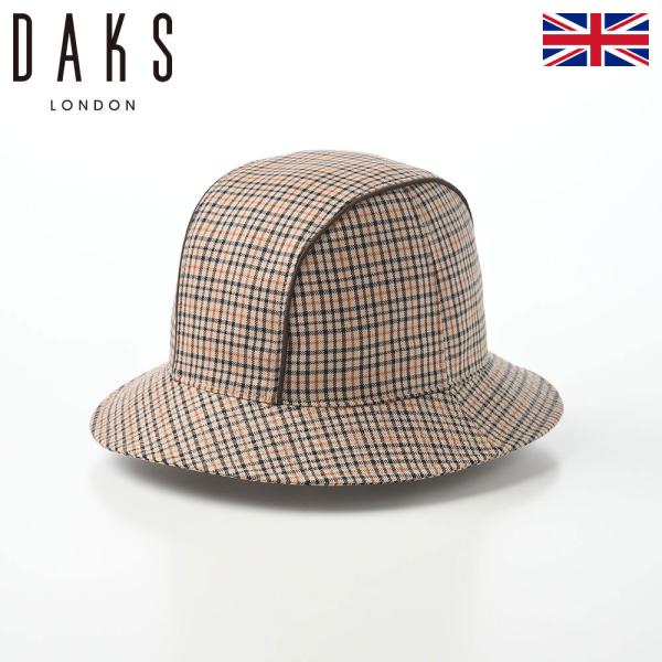 カラー：ハウスチェックブランド：DAKS（ダックス）／イギリス素材：毛100％つばの広さ：約5〜6cmスベリ絞りアジャスターあり（1〜1.5cmサイズを小さくできます）クラッシャブル日本製■ サイズの目安S:55cm、M:56.5cm、L:...