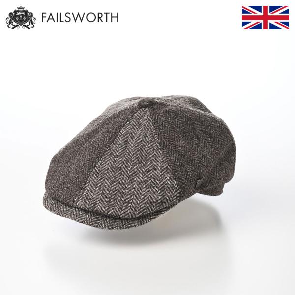 カラー：ブラウンブランド：FAILSWORTH（フェイルスワース）／イギリス素材：毛（ウール）100％つばの広さ：約6.5cm重さ：約100g中国製着用シーズン：秋〜冬■ サイズの目安メーカー表記：S:55cm、M:57cm、L:59cm、...