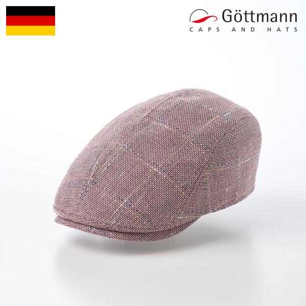 カラー：レッドブランド：Gottmann（ゴットマン）／ドイツ素材：コットン76％、リネン22％、ポリエステル2％裏地：メッシュつばの広さ：約5cm重さ：約70gブルガリア製■ サイズの目安メーカー表記　56cm、58cm、60cm、62c...