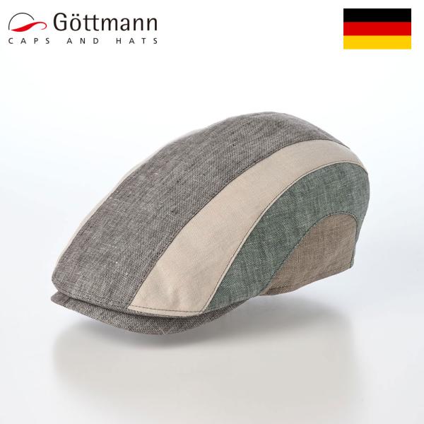 カラー：ブラウンブランド：Gottmann（ゴットマン）／ドイツ素材：リネン100％裏地：メッシュつばの広さ：約6cm重さ：約70gブルガリア製 ハンチング着用シーズン：春〜夏■ サイズの目安メーカー表記　56cm、58cm、60cm、62...