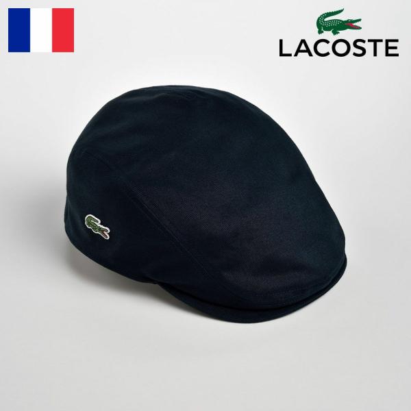 カラー：ネイビーブランド：LACOSTE（ラコステ）／フランス素材：綿100％スベリ絞りアジャスターあり中国製■ サイズの目安58cm、61cm実寸サイズ：ほぼ表記どおり◆手洗い可※摩擦や水分、汗や日光により色落ち、変色することがありますの...
