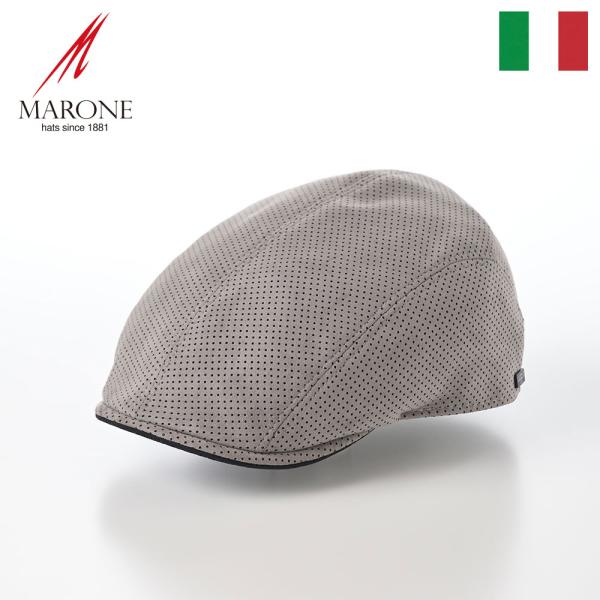 カラー：グレーブランド：MARONE（マローネ）／イタリア素材：ナイロン60％、ポリウレタン40％イタリア製■ サイズの目安メーカー表記　56cm、58cm、60cm、62cm実寸：56〜60cmほぼ表記どおり、62cmは実寸61cm■取り...