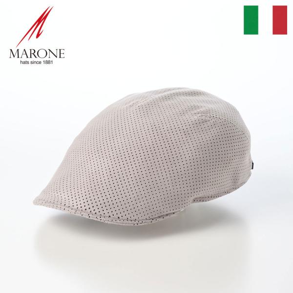カラー：グレーブランド：MARONE（マローネ）／イタリア素材：ポリエステル92％、ポリウレタン8％つばの広さ：約6cm重さ：約70gイタリア製 ハンチング着用シーズン：春〜夏■ サイズの目安メーカー表記　56cm、58cm、60cm、62...