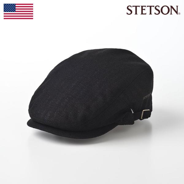 カラー：ブラックブランド：STETSON（ステットソン）／アメリカ素材：トリアセテート60％、ポリエステル40％つばの広さ：約5cm重さ：約60gサイズ調整箇所：サイド日本製■ サイズの目安実寸：S:55cm、M:56.5cm、L:58cm...
