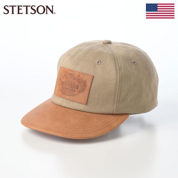 カラー：ベージュブランド：STETSON（ステットソン）／アメリカ素材：綿90％、麻10％／切り替え部分：牛革つばの広さ：約7cm重さ：約110gバックデザイン：アジャスタースタイル日本製着用シーズン：通年■ サイズの目安メーカー表記　L:...