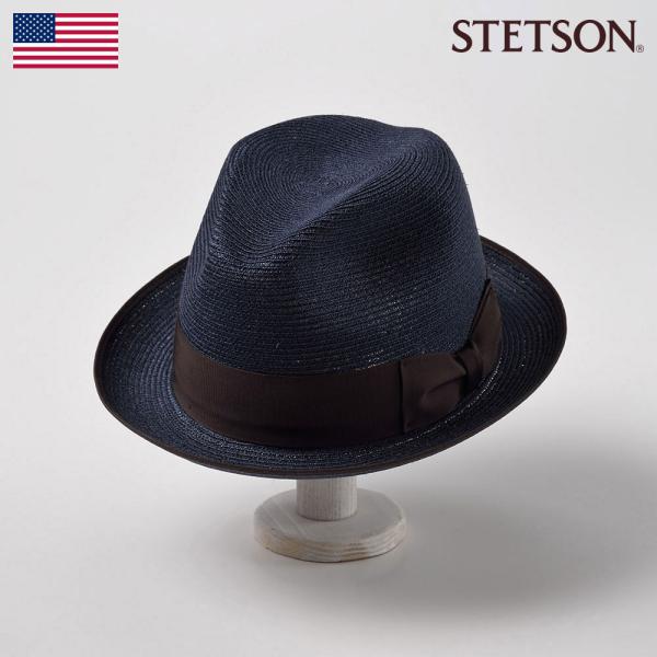 カラー：ネイビーブランド：STETSON（ステットソン）／アメリカ素材：植物繊維（ヘンプ）100％つばの広さ：約4〜5cmアメリカ製■ サイズの目安メーカー表記　58cm、59cm、60cm、61cm実寸サイズ：ほぼ表記どおり■ 取り扱いの...