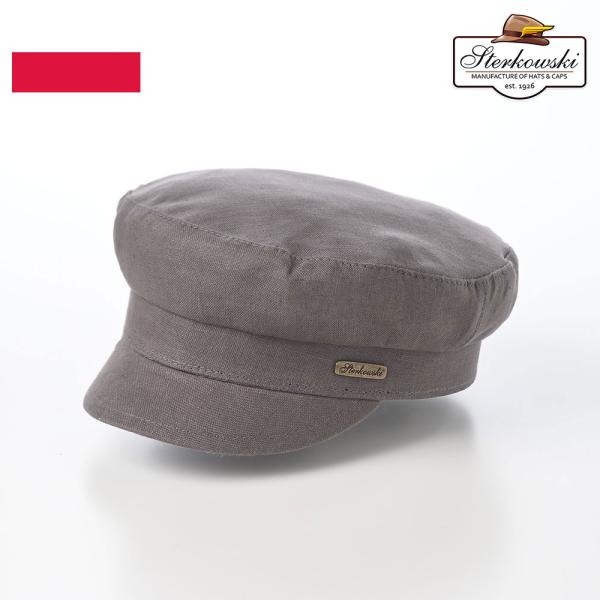 カラー：グレーブランド：Sterkowski（ステルコフスキー）／ポーランド素材：リネン100％つばの広さ：約4.5cm重さ：約90gポーランド製着用シーズン：春〜夏■ サイズの目安メーカー表記　56cm、58cm、60cm、62cm実寸サ...