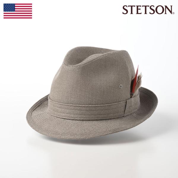 カラー：オリーブブランド：STETSON（ステットソン）／アメリカ素材：トリアセテート、ポリエステル裏地：メッシュつばの広さ：約3.5〜4.5cm日本製※羽は取り外し可能です。■ サイズの目安メーカー表記　55cm、56cm、57cm、58...