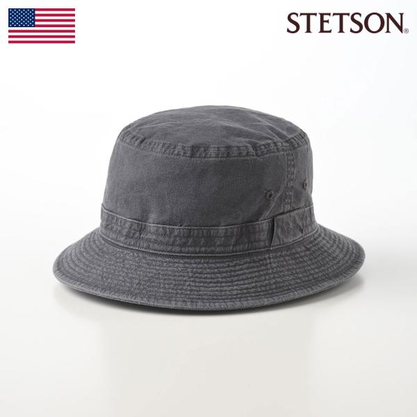 ブランド：STETSON（ステットソン）／アメリカ素材：コットン100％カラー：ブラックサイズ展開：実寸：S:55cm、M:56.5cm、L:58cm、LL:59.5cm、3L:61cm、4L:62.5cm、5L:64cm日本製※製造工程に...