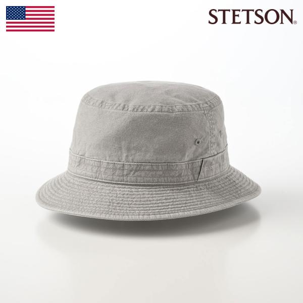 ブランド：STETSON（ステットソン）／アメリカ素材：コットン100％カラー：グレーサイズ展開：実寸：S:55cm、M:56.5cm、L:58cm、LL:59.5cm、3L:61cm、4L:62.5cm、5L:64cm日本製※製造工程にお...
