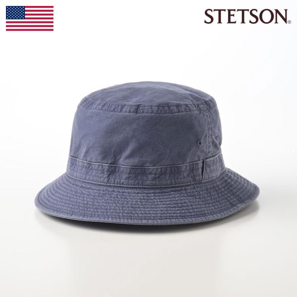 ブランド：STETSON（ステットソン）／アメリカ素材：コットン100％カラー：ネイビーサイズ展開：実寸：S:55cm、M:56.5cm、L:58cm、LL:59.5cm、3L:61cm、4L:62.5cm、5L:64cm日本製※製造工程に...