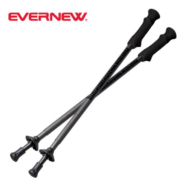 EVERNEW エバニュー トレッキングポール Johnnie hiker / double ジョニーハイカー ダブル ( 2本組 ) EBH502 EBH-502軽量化のためストックシェルターを使い、ダブルストックの推進力で長距離を目指す...