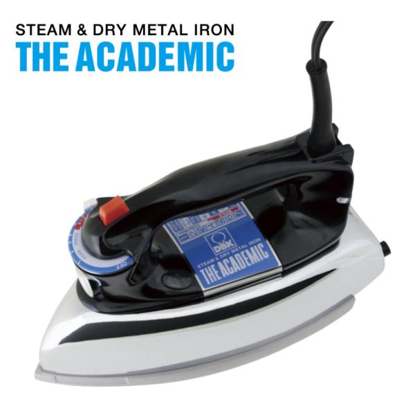 【“仕上がり”を極めたスチームアイロン＆ドライアイロン】25年以上変わらぬデザインで愛用され続けているドイツD.B.K. ブランド「THE ACADEMIC」。セラミックコーティングされた掛け面は熱伝導率が高いアルミ製熱板を使用。また、25...