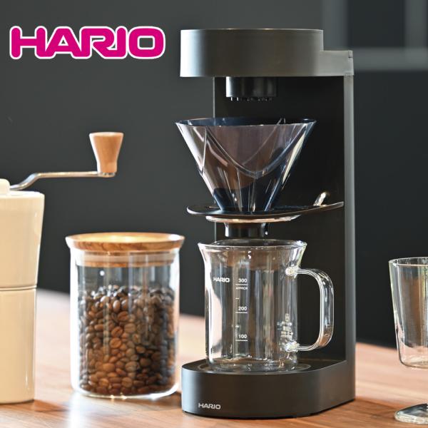 ハリオ MUGEN Coffee Maker コーヒーメーカー V60ドリッパー搭載 EMC-02-B ブラック 1〜2杯用 ハンドドリップ 可能 コンパクト HARIO コーヒー ドリッパー コーヒーサーバー ドリップ 無限 ムゲン爆買