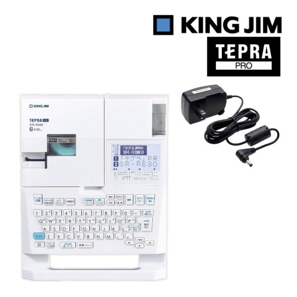 キングジム ラベルライター テプラPRO SR-R680 ラベルプリンター ラベル インデックス キーボード 試用テープ付き テプラ プロ KING JIM