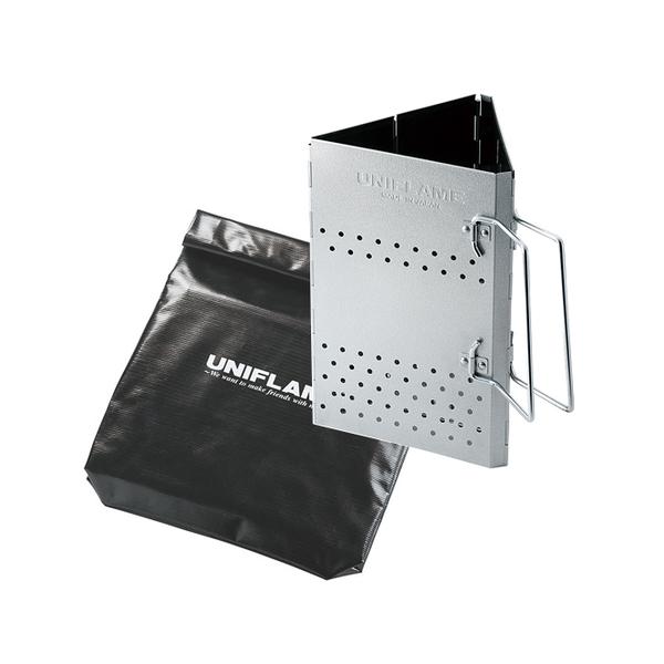 UNIFLAME ユニフレーム チャコスタ2とインスタントスモーカー ケースの2点セットキャンプ アウトドア たき火 ストーブ BBQ グリル 火付け 火起こし セット内容(1) チャコスタ2(665435)(2) インスタントスモーカー ...